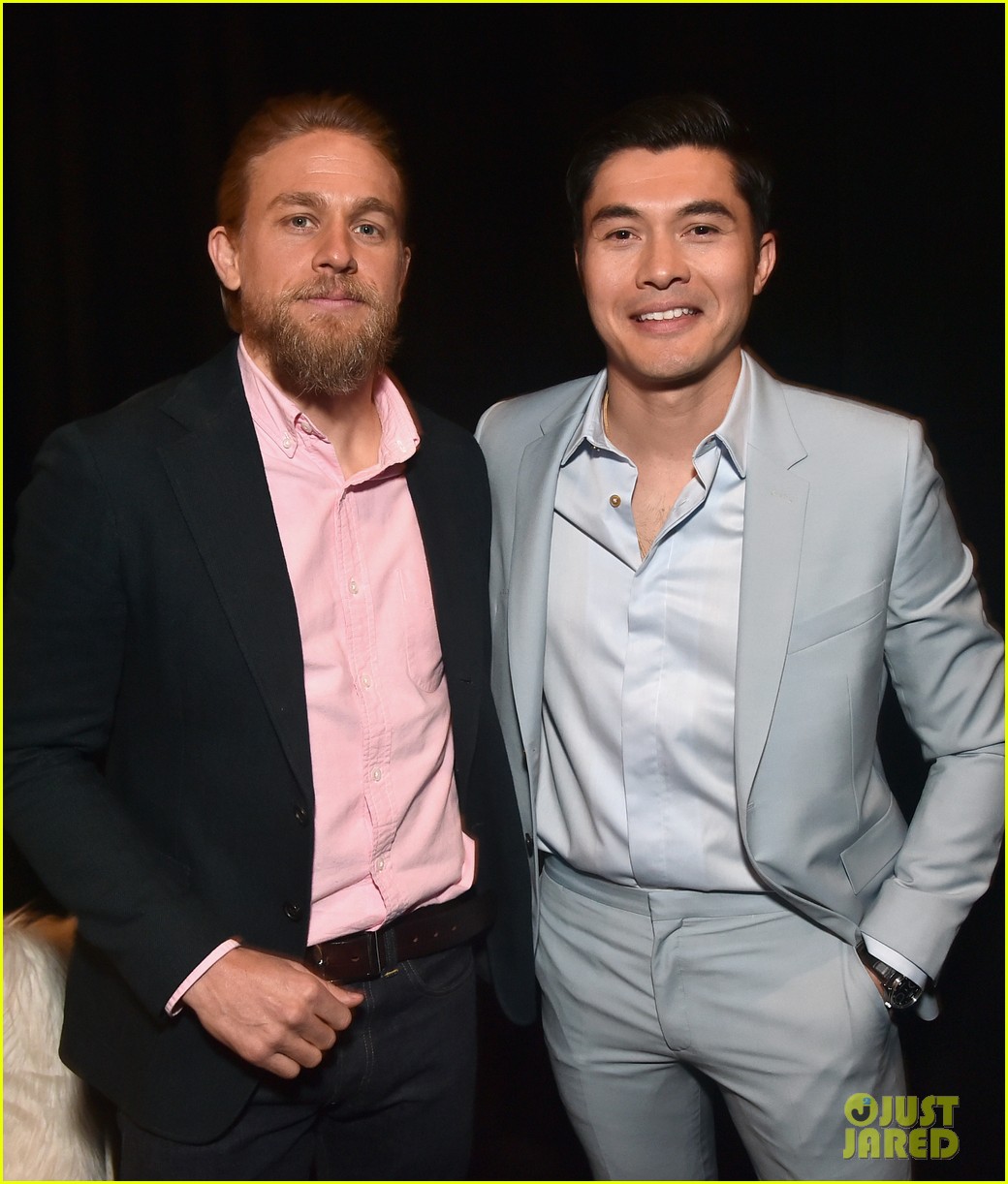 Henry Golding, Charlie Hunnam, & Chadwick Boseman Promote Their Movies ...