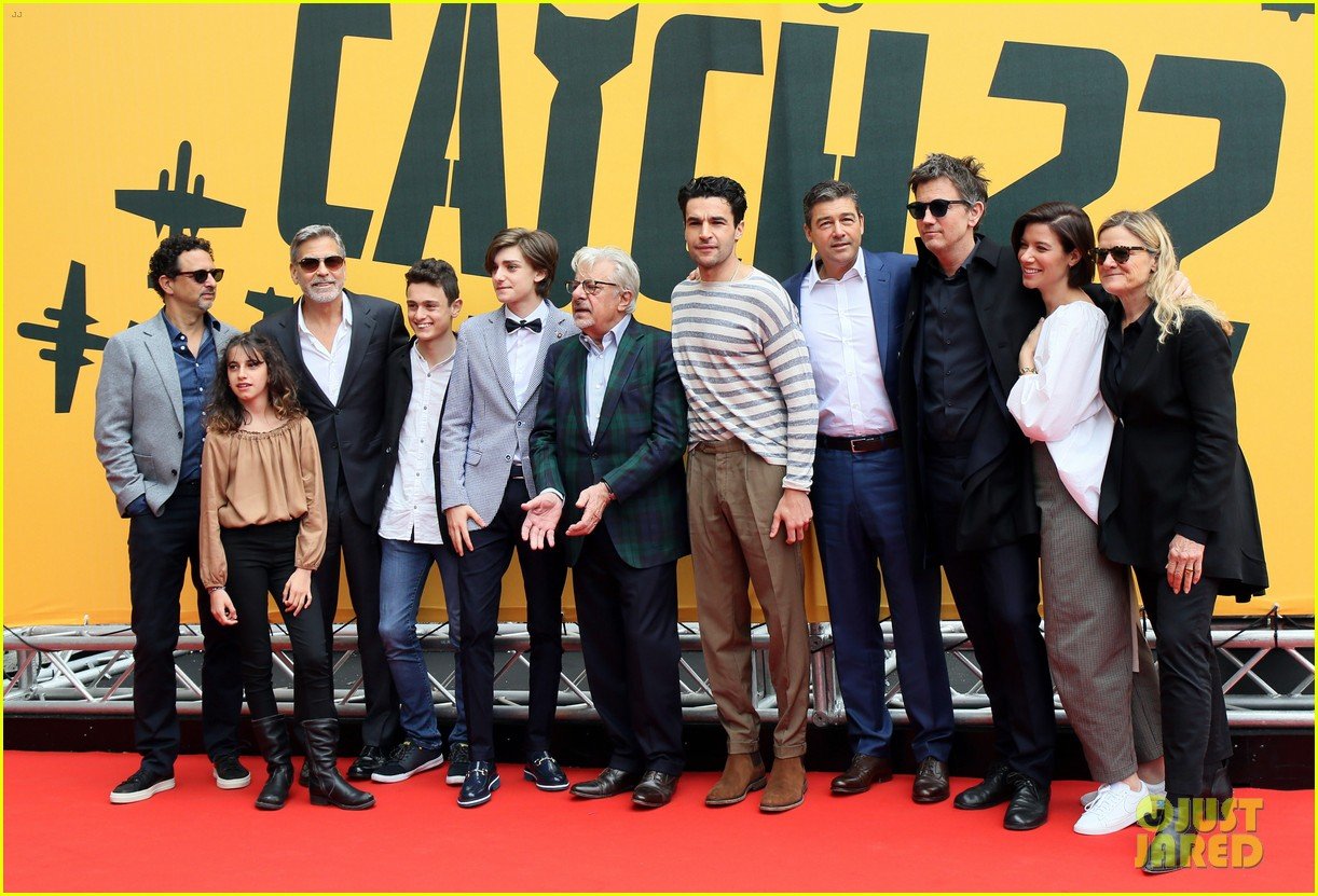 George Clooney & 'Catch-22' Cast Hit Rome for Press!: Photo 4289988 ...