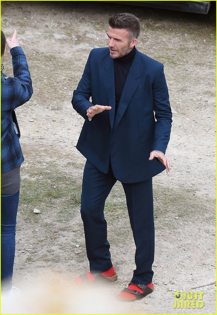 David Beckham Suits Up For 'House 99' Promo Shoot in England: Photo ...