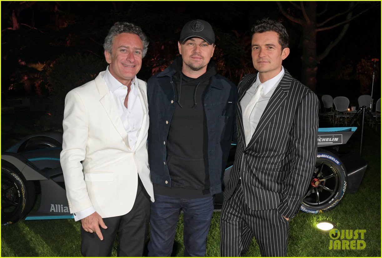 Leonardo DiCaprio & Orlando Bloom Buddy Up To Celebrate Formula E Film ...