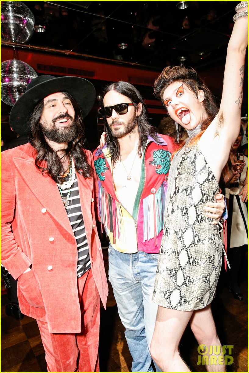 Jared Leto Tries on Gucci's New Lipstick at Launch Party!: Photo ...