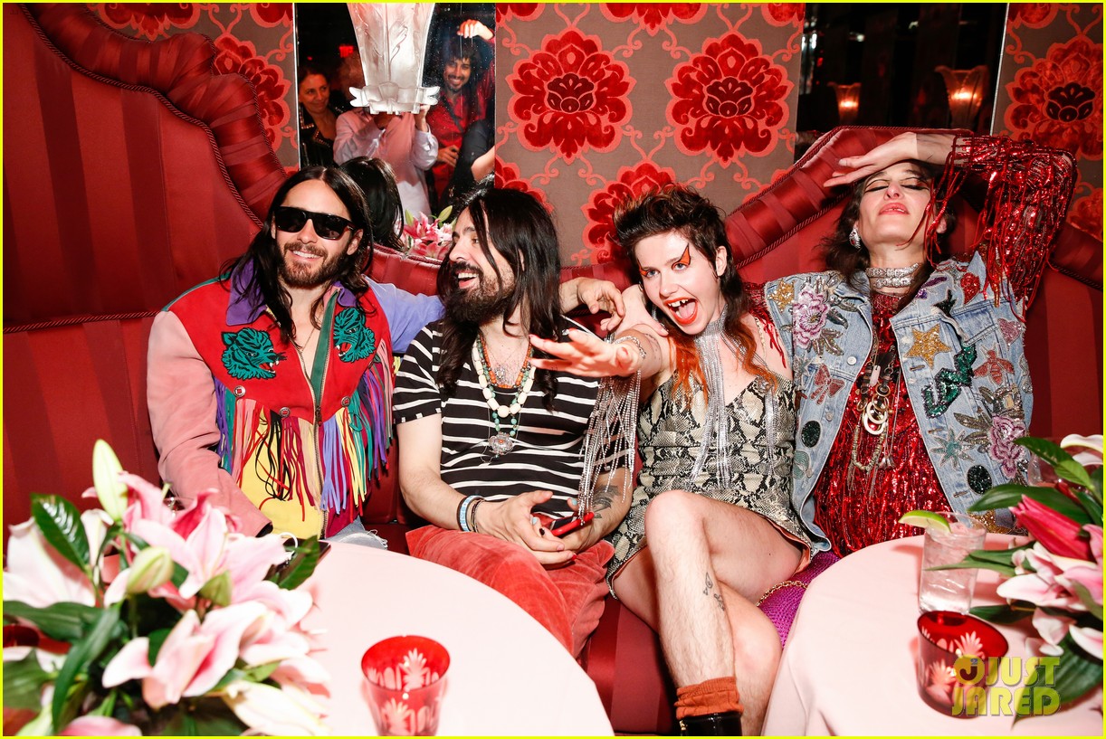 Jared Leto Tries on Gucci's New Lipstick at Launch Party!: Photo ...