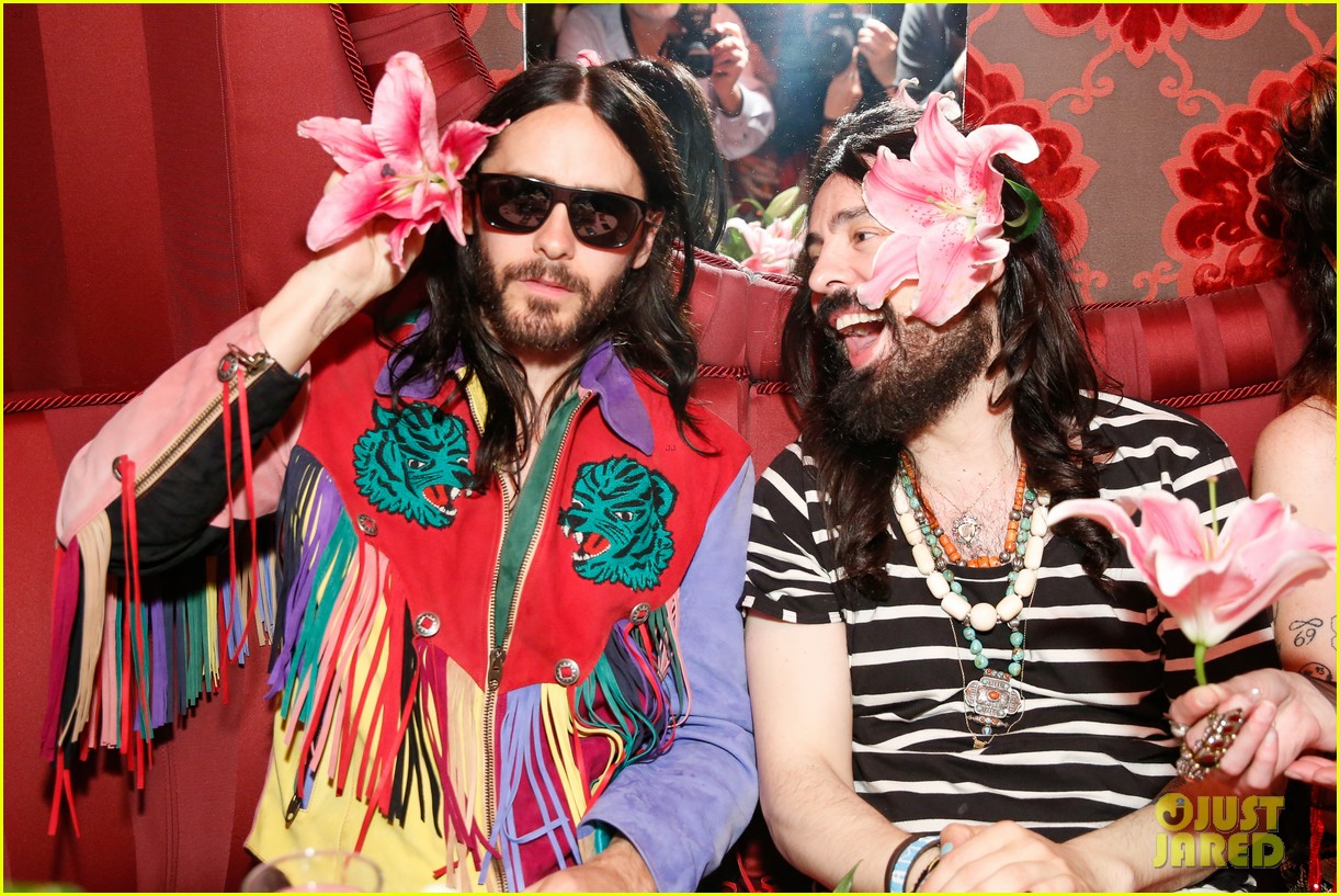 Jared Leto Tries on Gucci's New Lipstick at Launch Party!: Photo ...