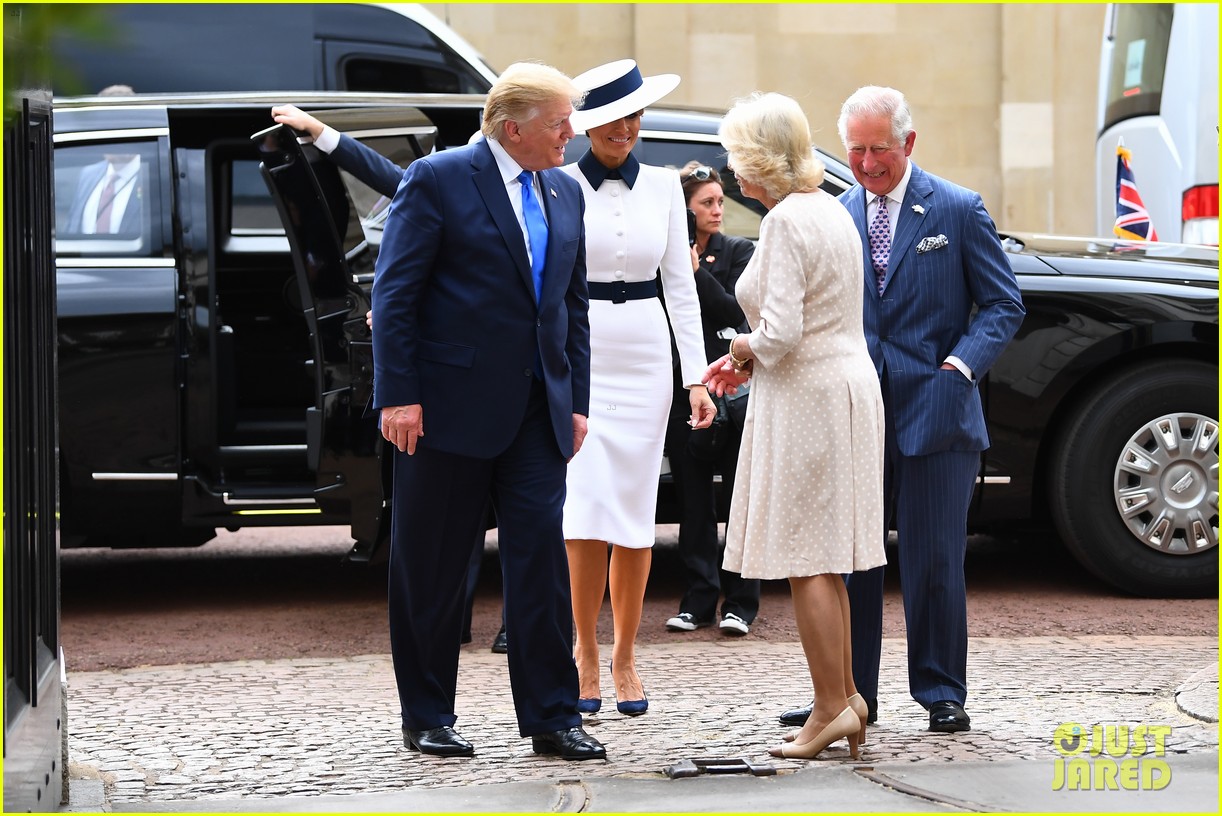 Duchess Camilla Goes Viral for Winking Behind Donald Trump's Back ...