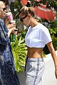 Hailey Bieber Shows Off Toned Abs While On a Smoothie Run: Photo ...