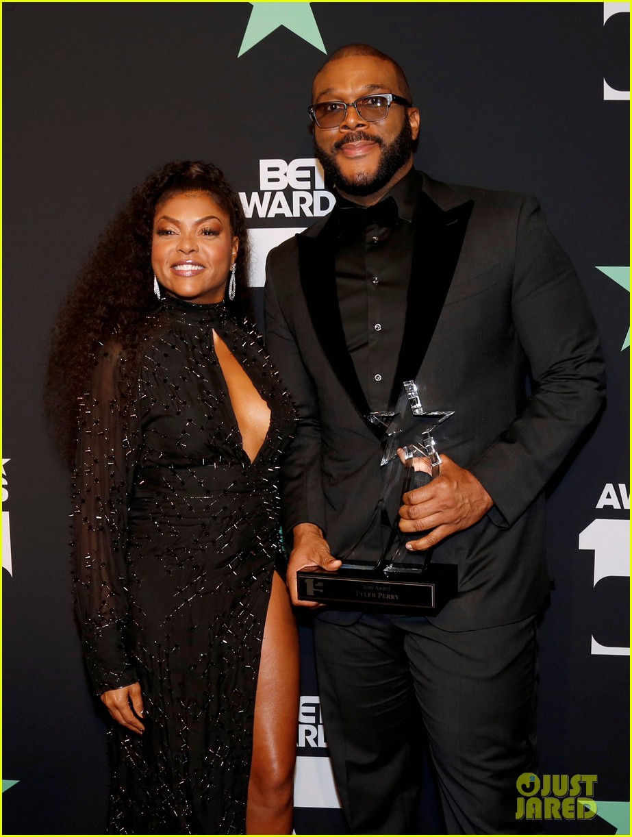 Taraji P. Henson Honors Close Friend Tyler Perry at BET Awards 2019 ...
