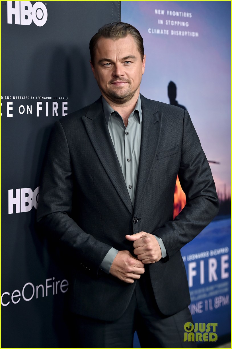 Leonardo DiCaprio Suits Up for HBO's 'Ice on Fire' Premiere: Photo ...