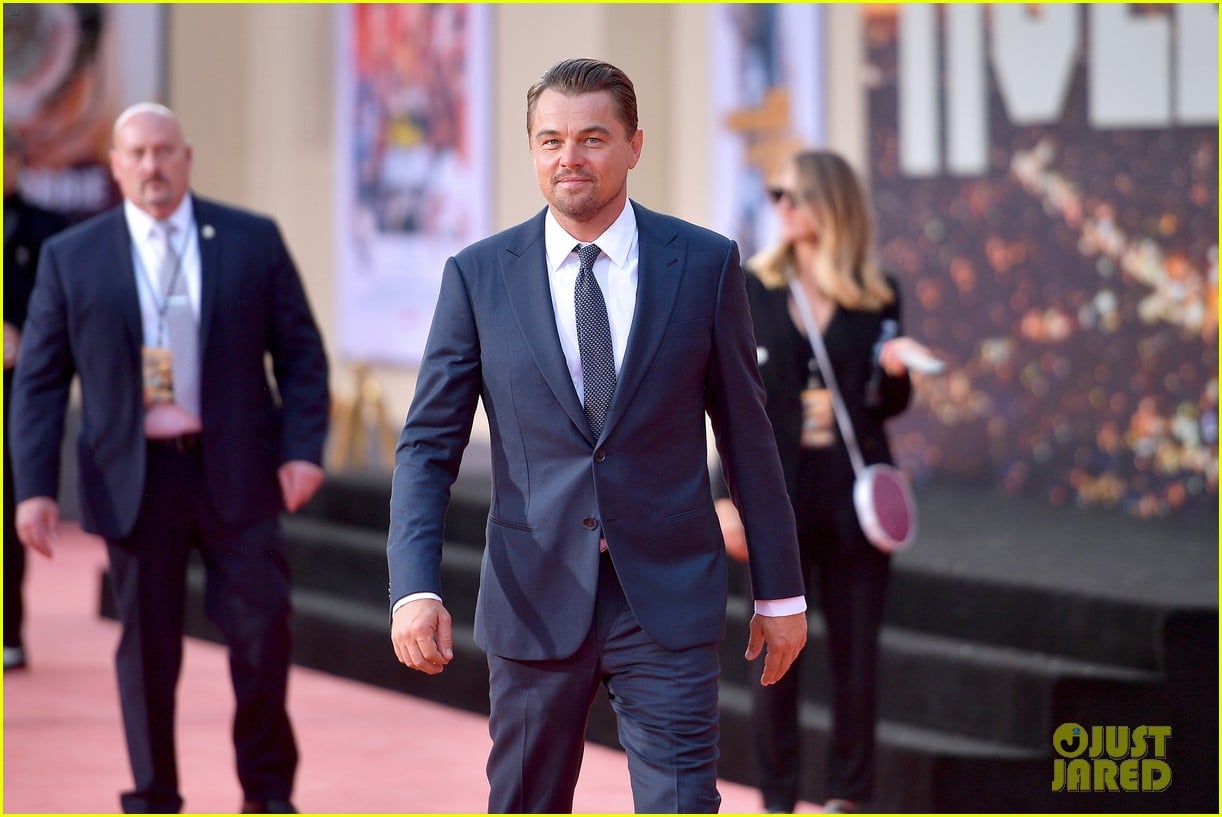Leonardo DiCaprio & Brad Pitt Suit Up for 'Once Upon a Time in Hollywood' Premiere: Photo ...