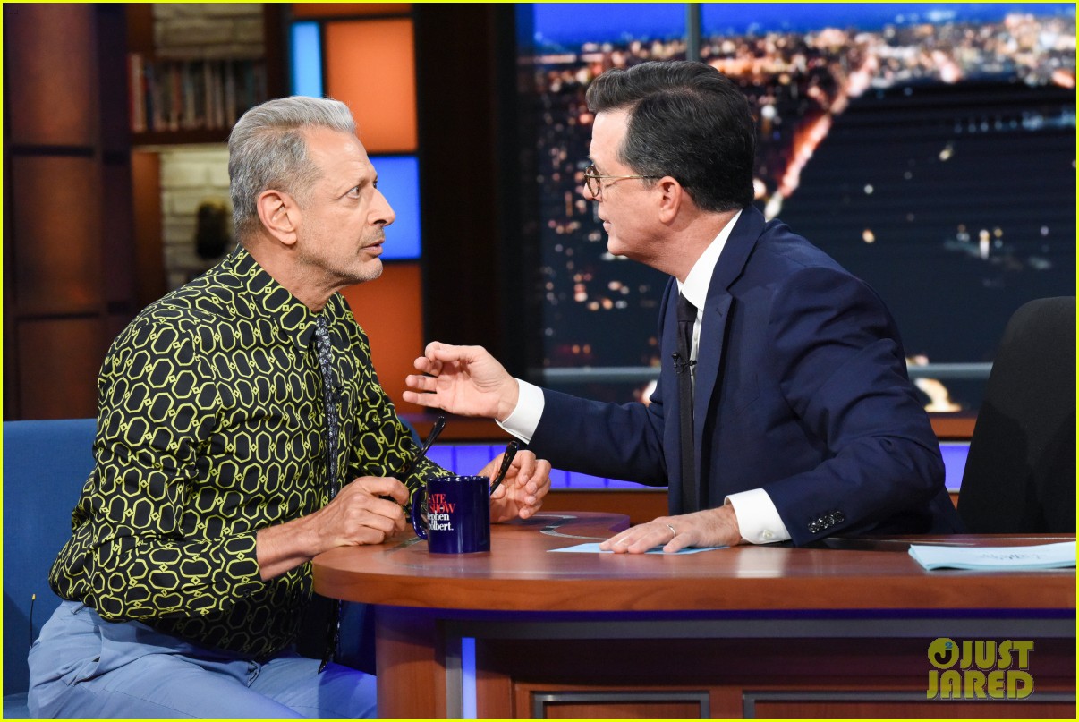 Jeff Goldblum Tells Stephen Colbert: 'I Live More In 10 minutes Than ...