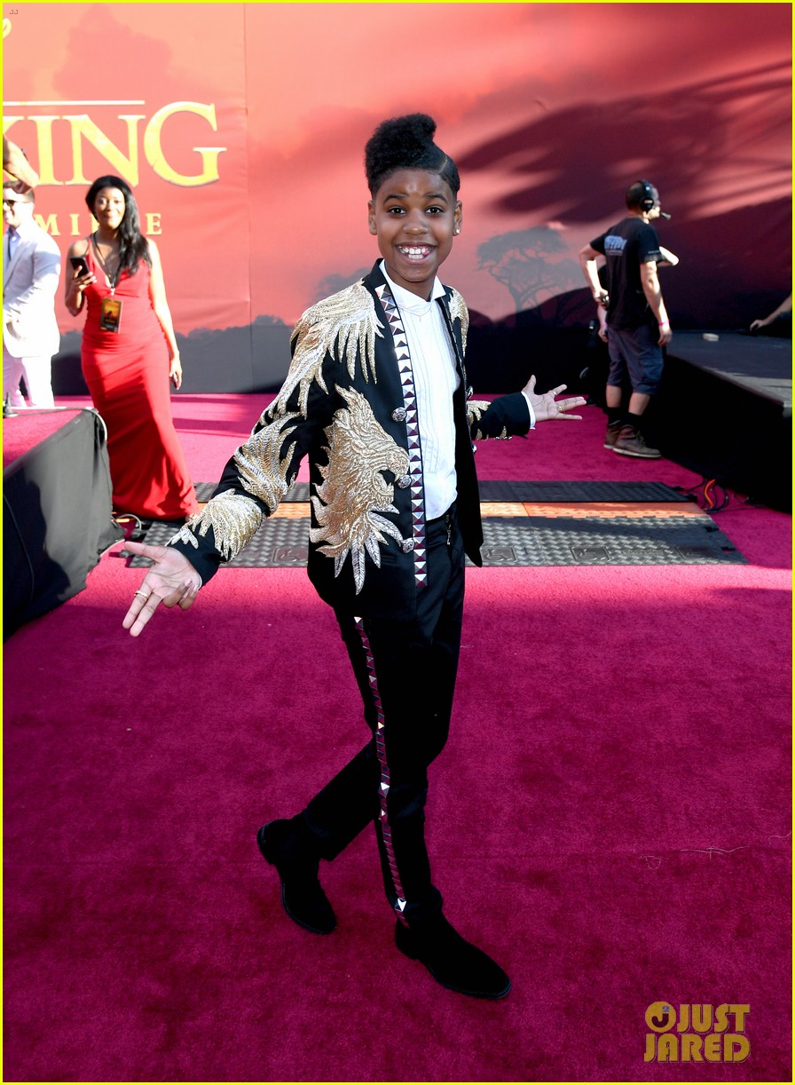 JD McCrary & Shahadi Wright Joseph Arrive in Style for 'The Lion King ...