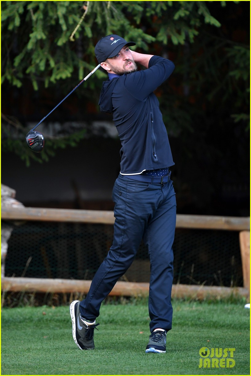 Justin Timberlake Wins Omega Celebrity Masters Trophy for Best Score ...