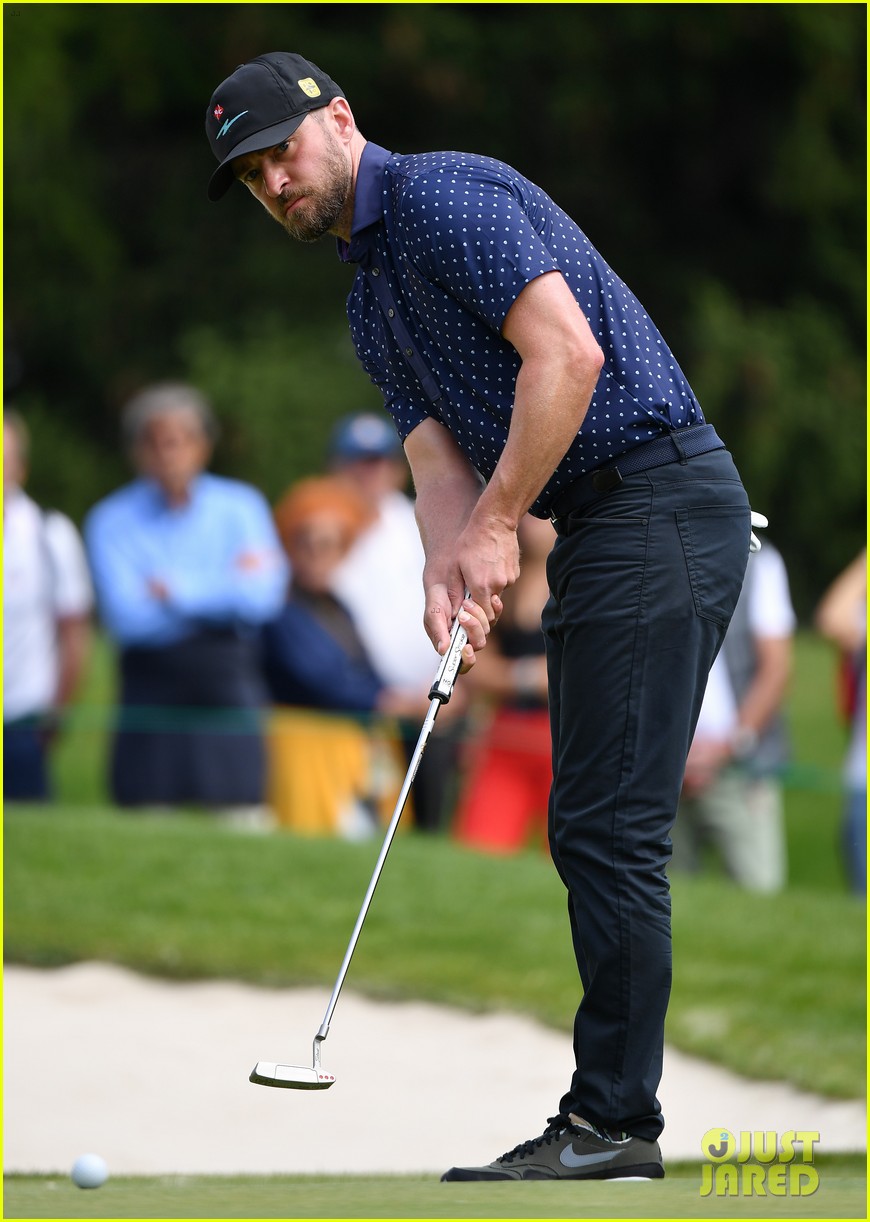 Justin Timberlake Wins Omega Celebrity Masters Trophy for Best Score ...