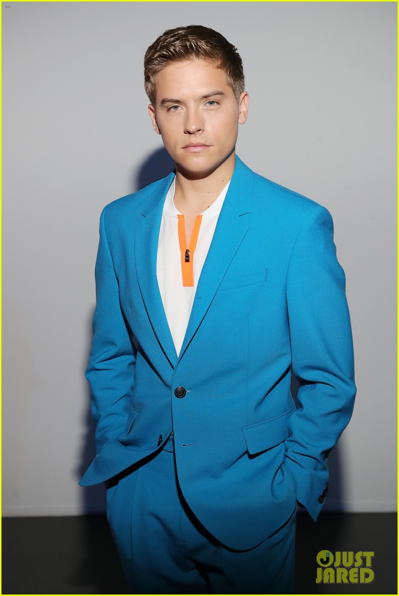 Chloe Bennet Attends Boss Fashion Show with Dylan Sprouse & Barbara ...