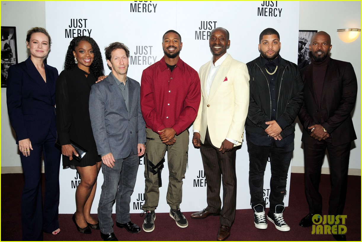 Michael B. Jordan, Brie Larson & Jamie Foxx Team Up for 'Just Mercy ...