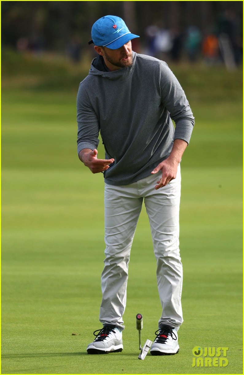Justin Timberlake Has Been Playing Golf All Week in Scotland!: Photo ...