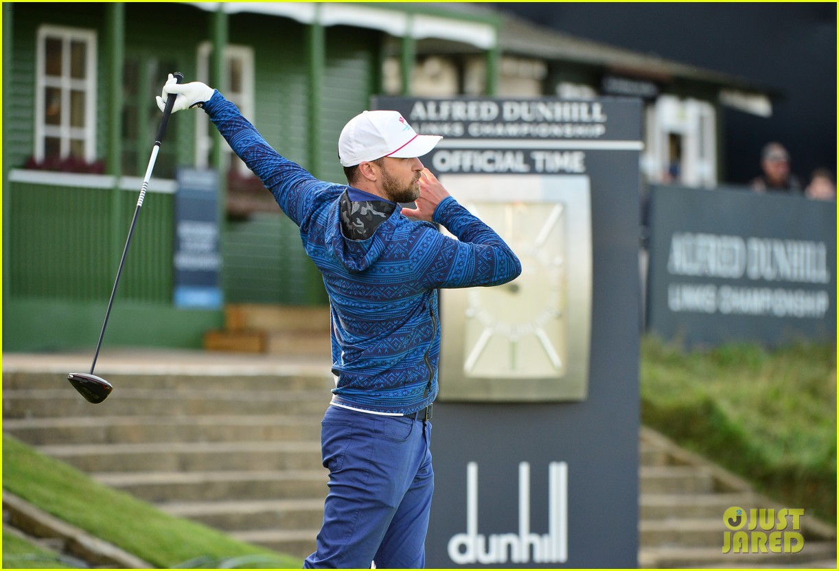 Justin Timberlake Has Been Playing Golf All Week in Scotland!: Photo ...