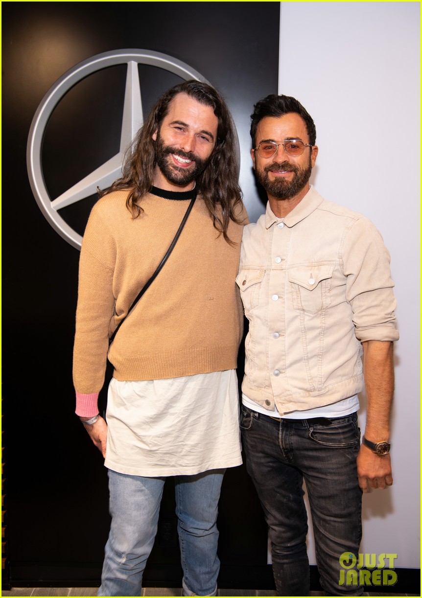 Justin Theroux & Jonathan Van Ness Hang Out at U.S. Open 2019!: Photo ...