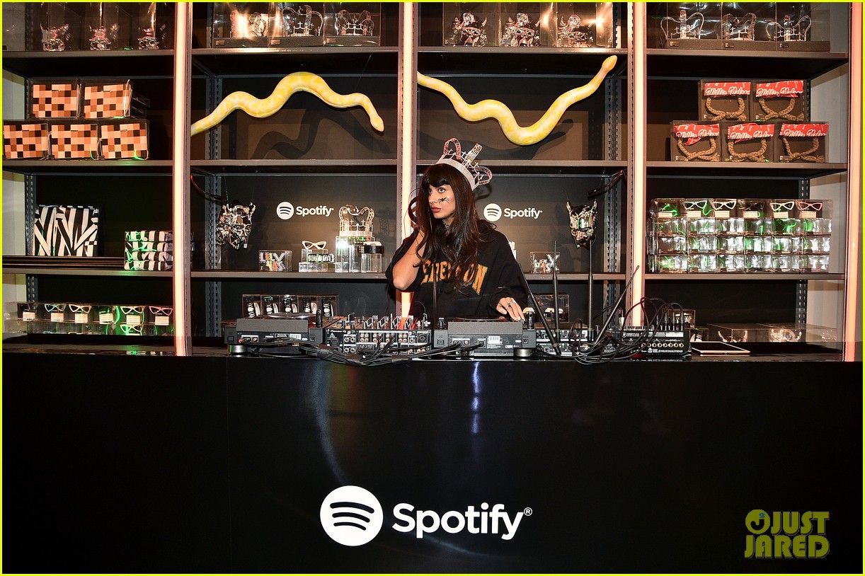 Jameela Jamil Gets Into the Halloween Spirit at Spotify Costume Pop-Up ...