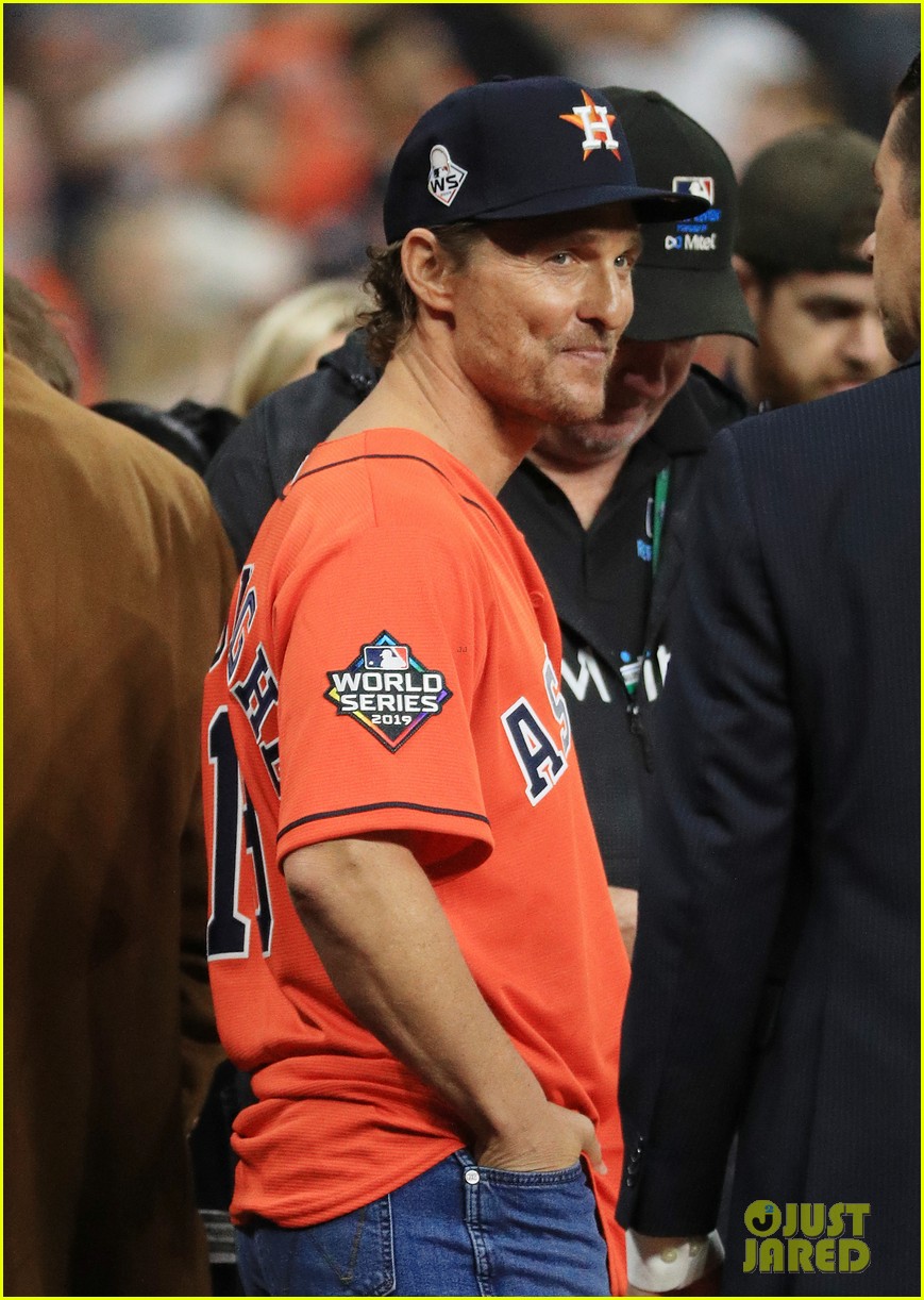 Matthew McConaughey Cheers On Houston Astros at World Series 2019 ...