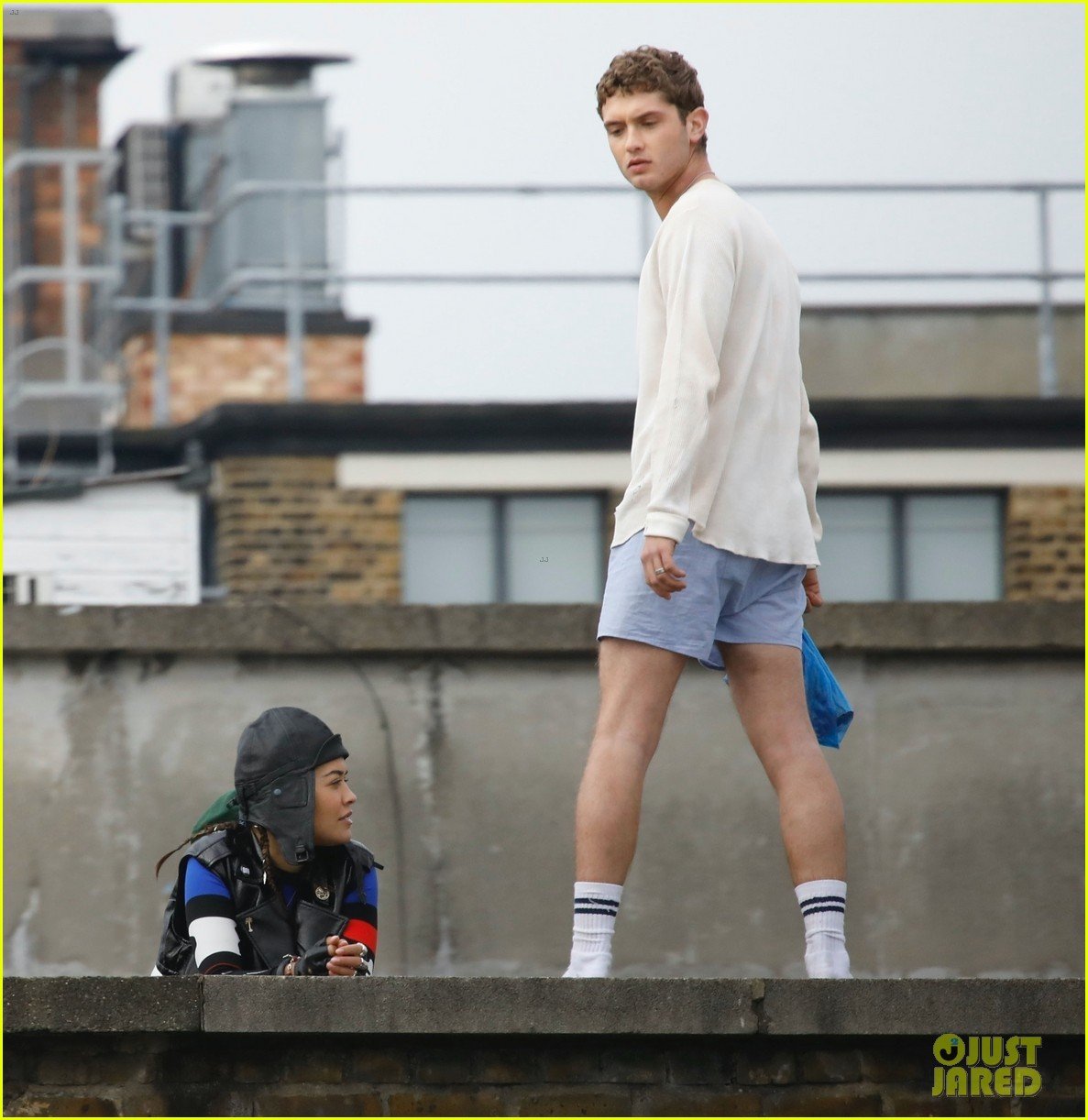 Rafferty Law Wears His Underwear on 'Oliver Twist' Remake Set with Rita ...