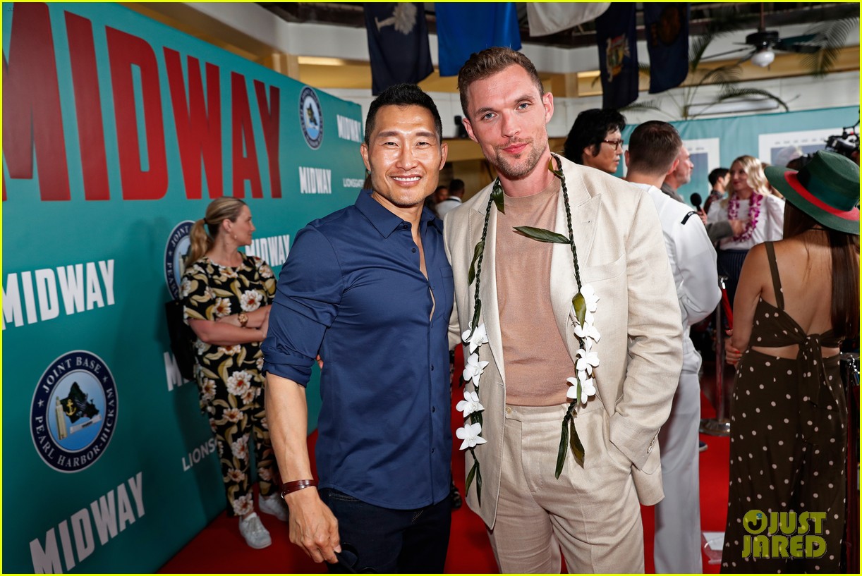 Ed Skrein, Darren Criss & More Celebrate Premiere of 'Midway' in Hawaii ...