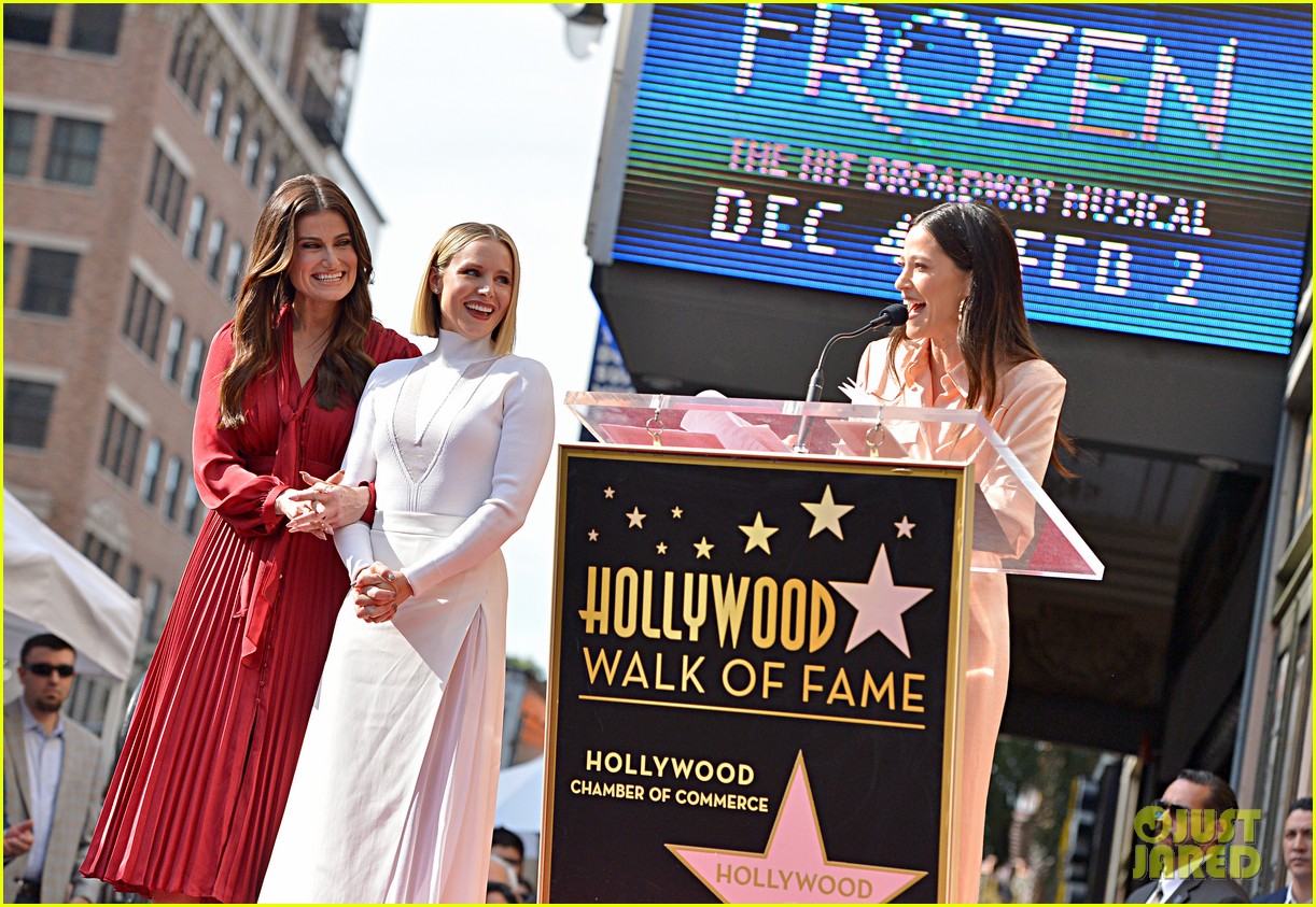 Frozen's Kristen Bell & Idina Menzel Get Stars on the Hollywood Walk of ...