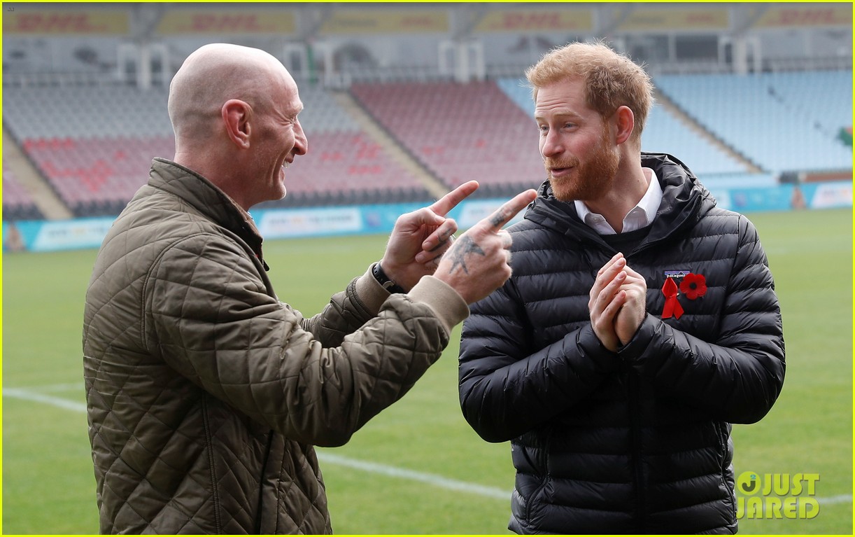 Prince Harry Teams Up With Rugby Star Gareth Thomas to Raise Awareness ...