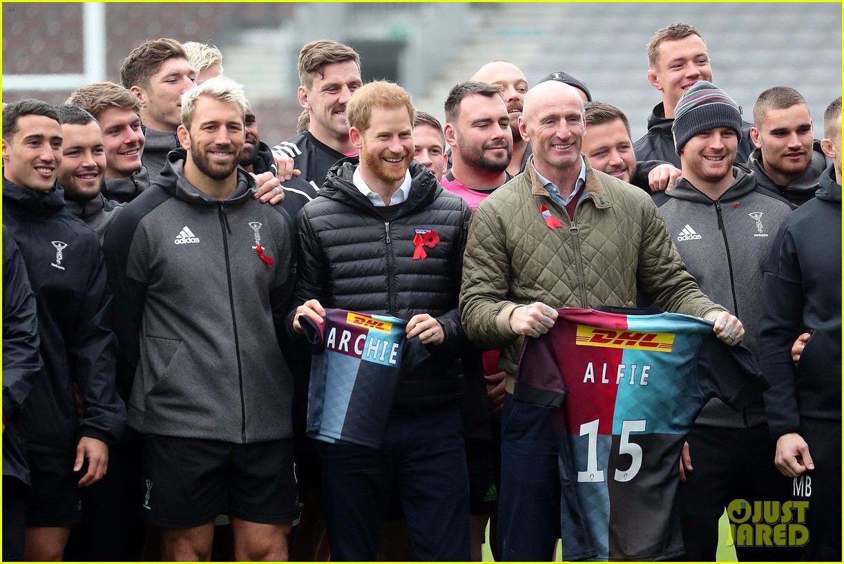 Prince Harry Teams Up With Rugby Star Gareth Thomas to Raise Awareness ...