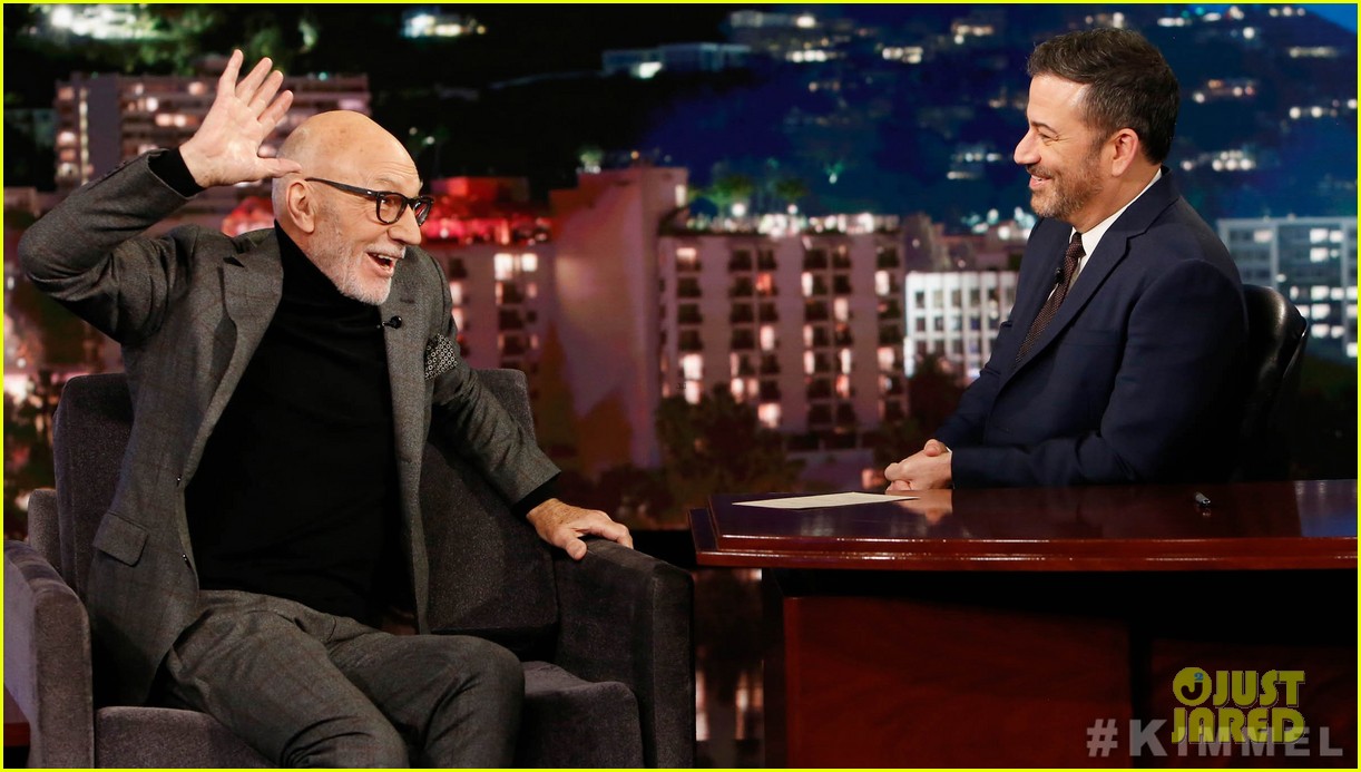 Sir Patrick Stewart Teases 'Star Trek: Picard' on 'Kimmel': 'It's A ...
