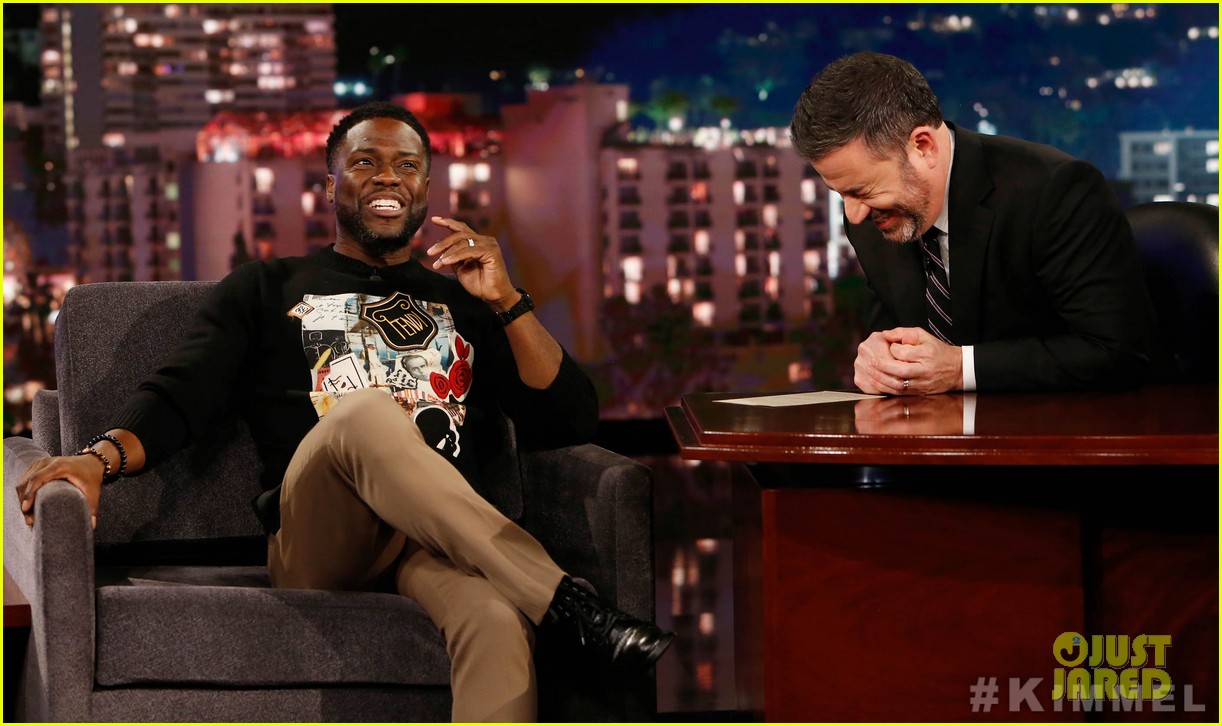 Kevin Hart Shares His Love for Dwayne Johnson & Will Ferrell on 'Kimmel ...