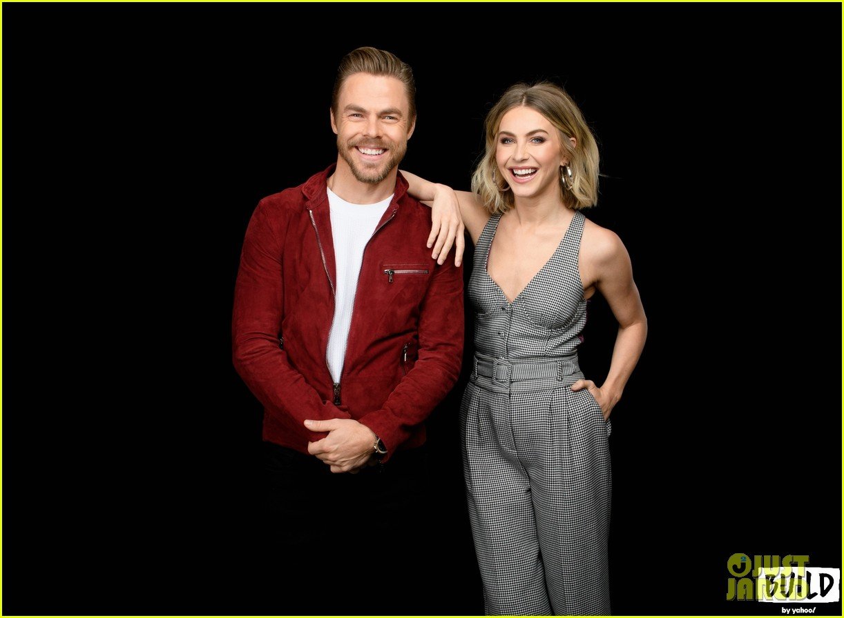 Julianne & Derek Hough Promote Upcoming Holiday Special 'Holidays with ...
