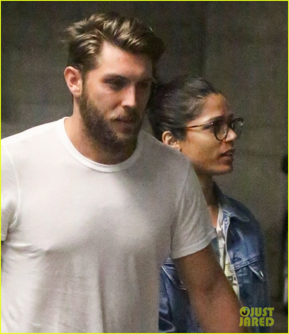 Freida Pinto & Fiance Cory Tran Head Out on Movie Date in Hollywood ...