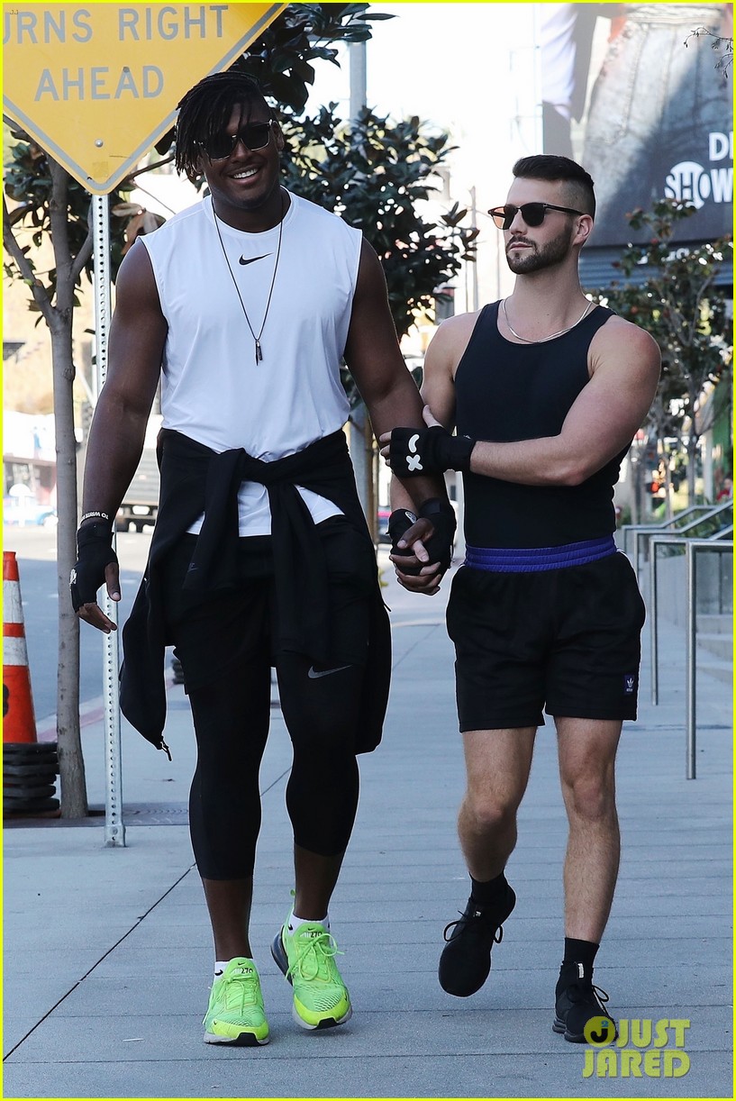 NFL Player Ryan Russell & Boyfriend Corey O'Brien Show Off PDA Ahead of ...
