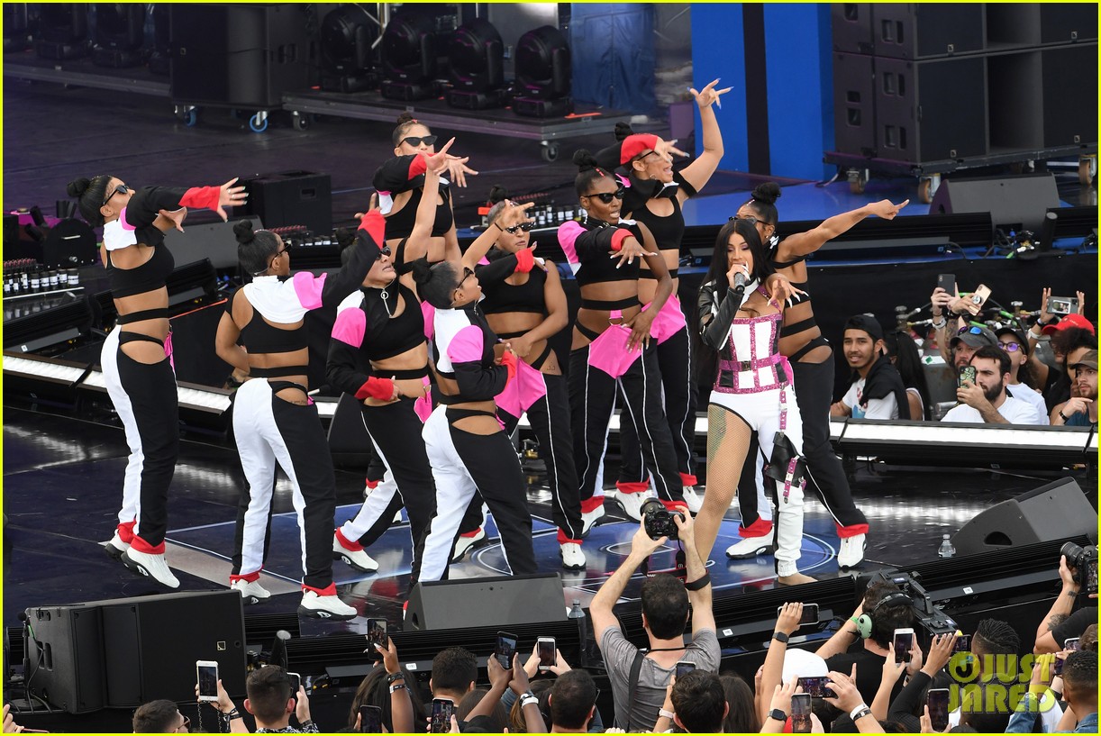 Cardi B Sets Stage on Fire With Sizzling Performance at F9 Concert ...