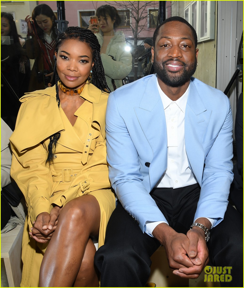 Gigi & Bella Hadid Walk the Lanvin Runway with Gabrielle Union in the ...