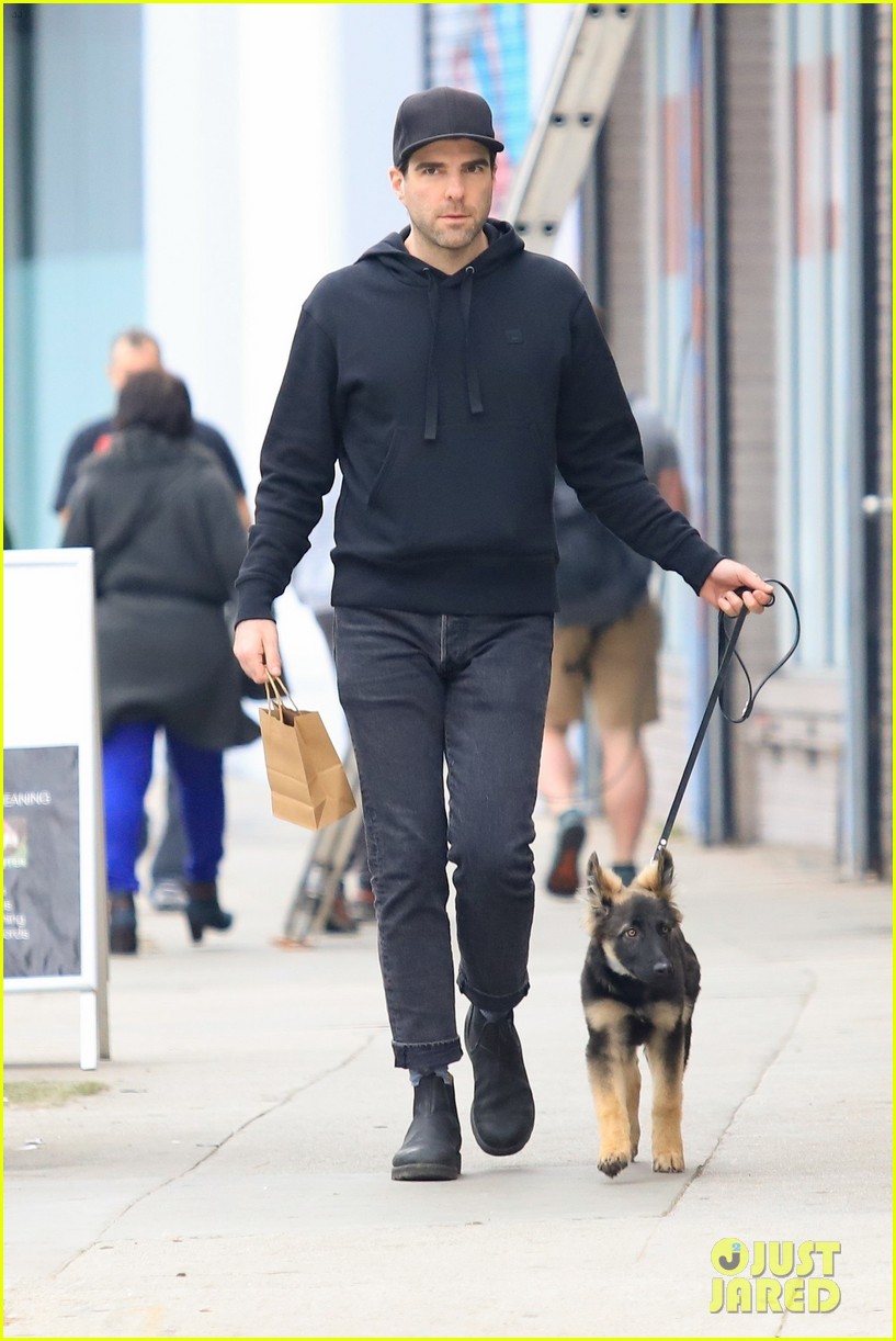 Zachary Quinto & Brandon Flynn Go For a Walk in the Park: Photo 4419688 ...
