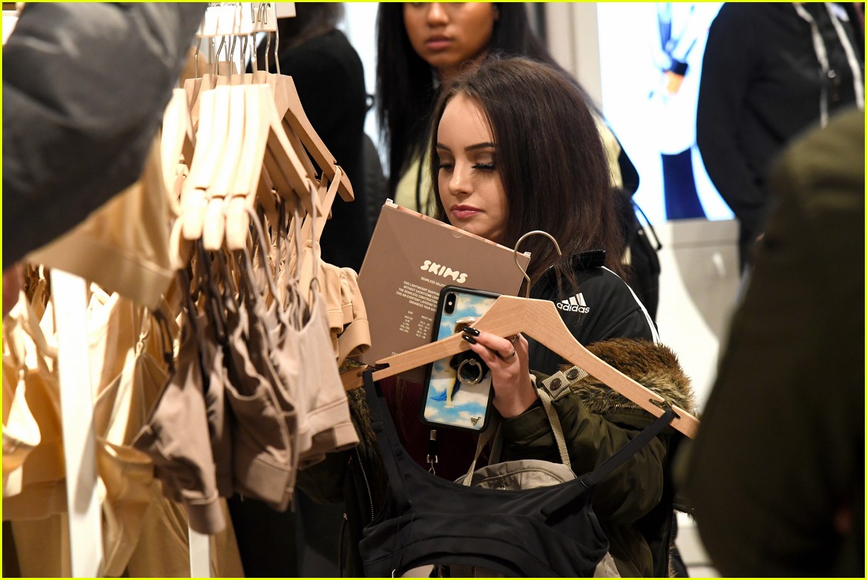 Kim Kardashian Gets Support From Husband Kanye West at SKIMS Launch in ...