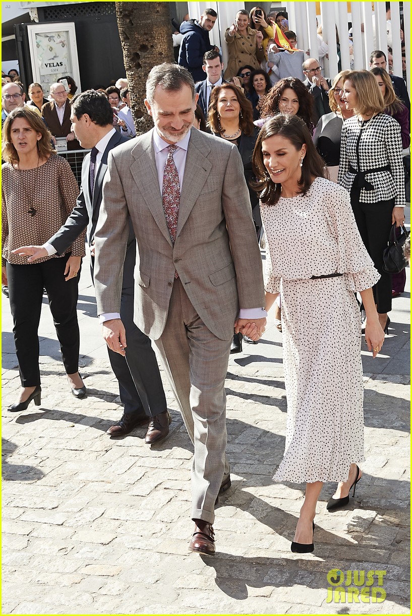 Spain's King Felipe & Queen Letizia Spotted Holding Hands During Trip ...