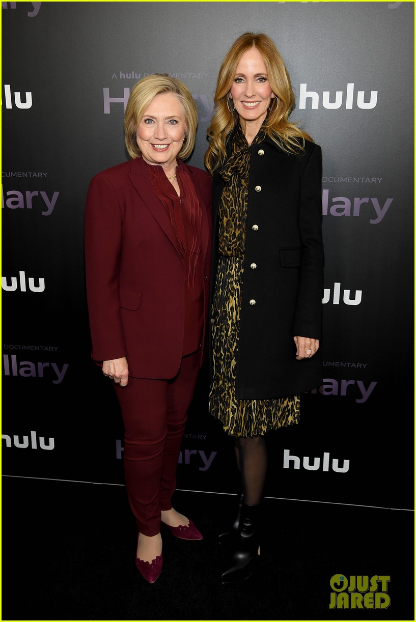 Hillary Clinton Rocks Red Suit at Hulu's 'Hillary' Premiere in NYC ...