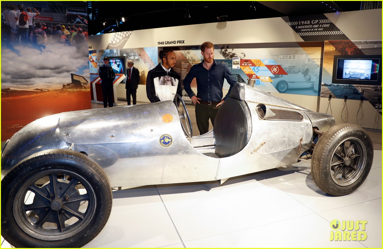 Prince Harry Beats Lewis Hamilton in Pit Stop Test During Silverstone ...