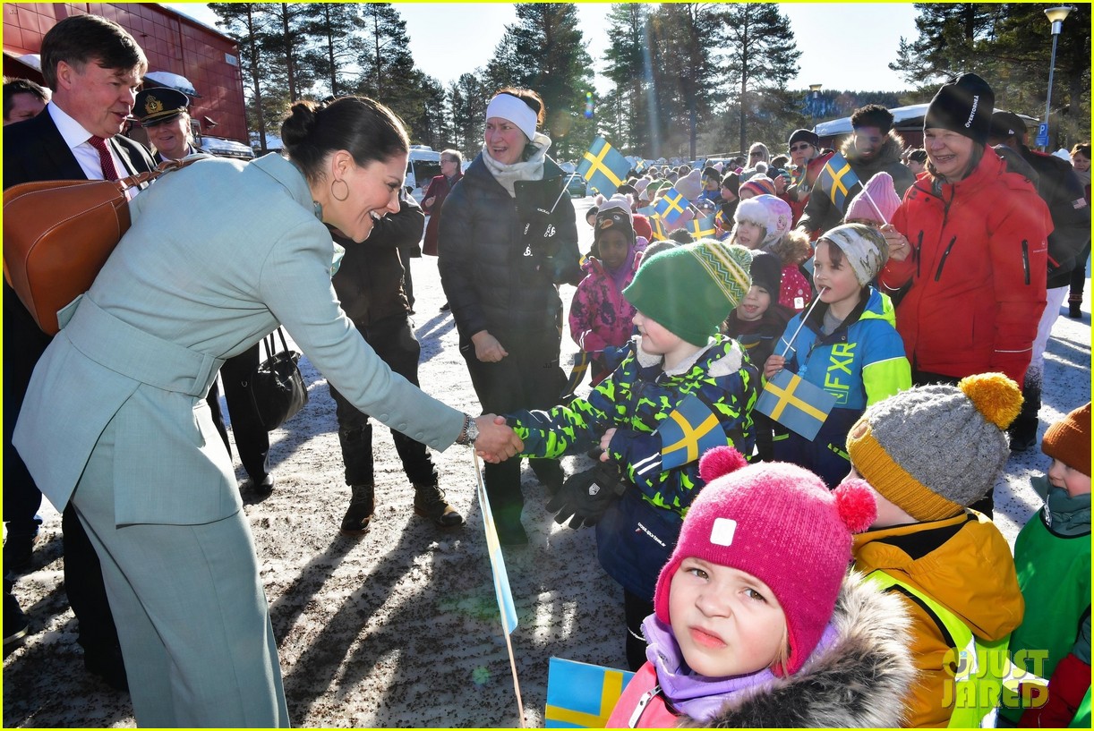 Crown Princess Victoria Of Sweden Visits Overkalix With Husband Prince ...