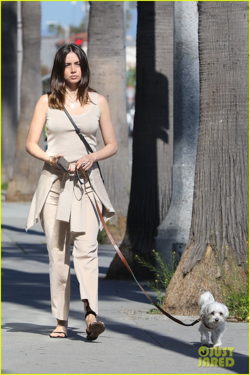 Ana de Armas Goes for a Solo Walk with Her Cute Pup Elvis: Photo ...