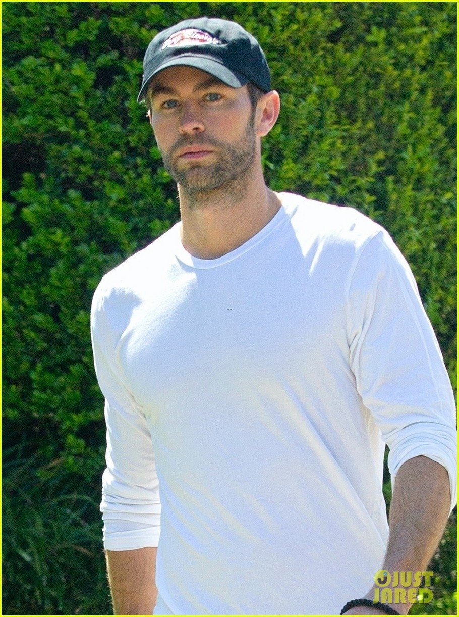 Chace Crawford Soaks Up Sunny Weather on Walk with Dog Shiner: Photo ...