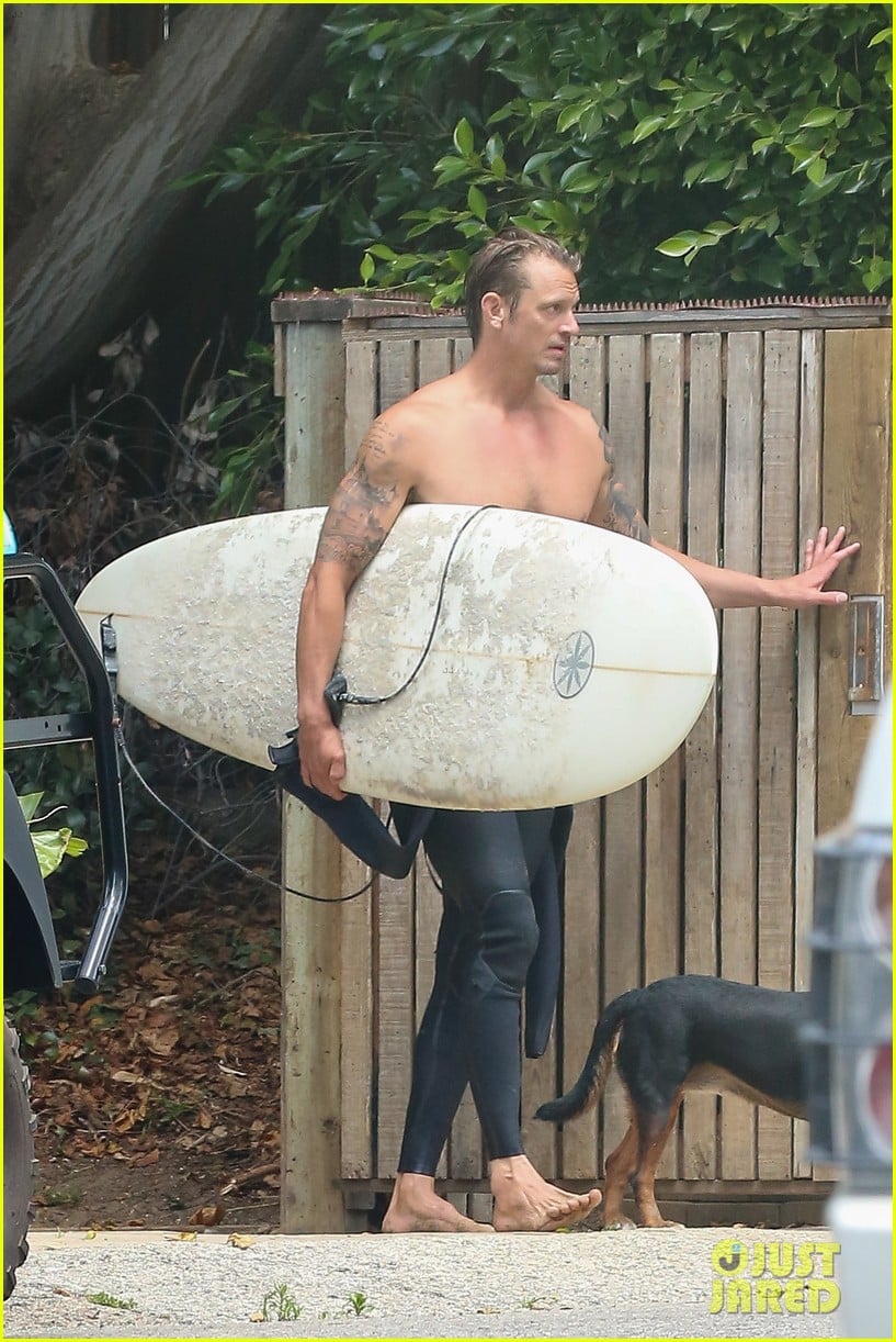 Gerard Butler Hits the Beach with Joel Kinnaman Again for Another Surf ...