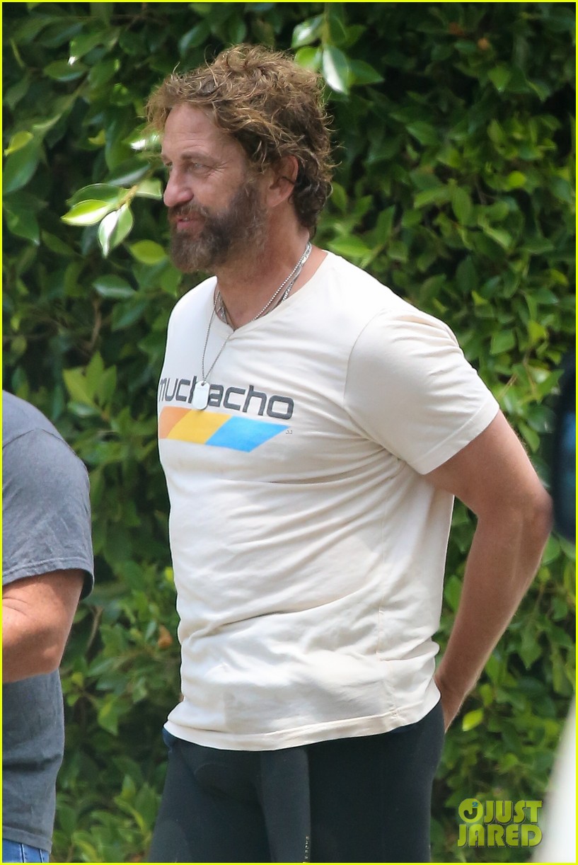 Gerard Butler Hits the Beach with Joel Kinnaman Again for Another Surf ...