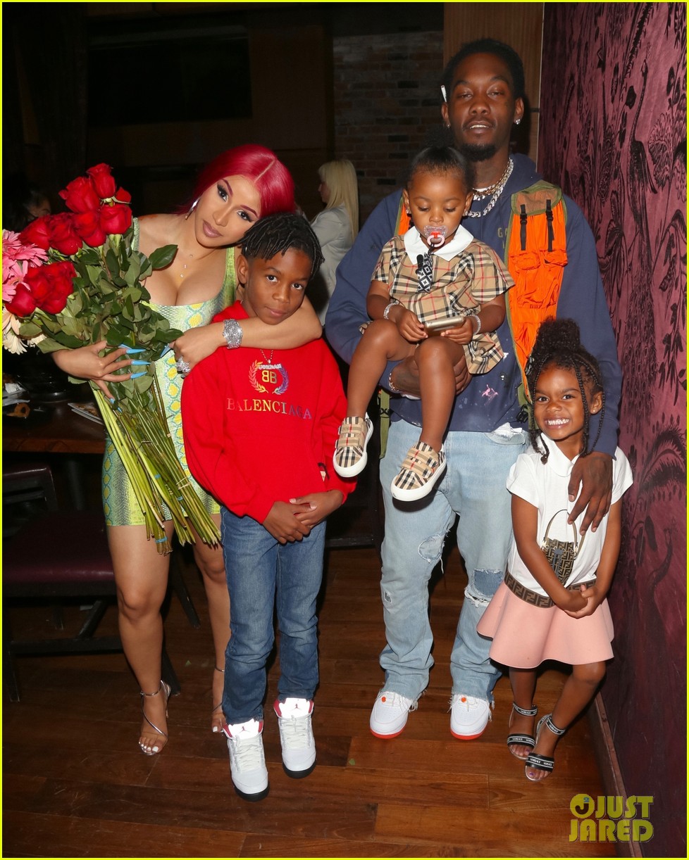 Cardi B & Offset's Daughter Kulture Photo Bombed Their Father's Day Pic ...