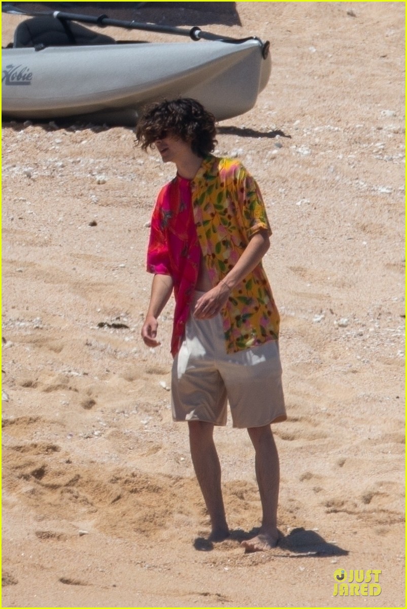 Eiza Gonzalez Embraces Timothee Chalamet on the Beach in Mexico! (New ...