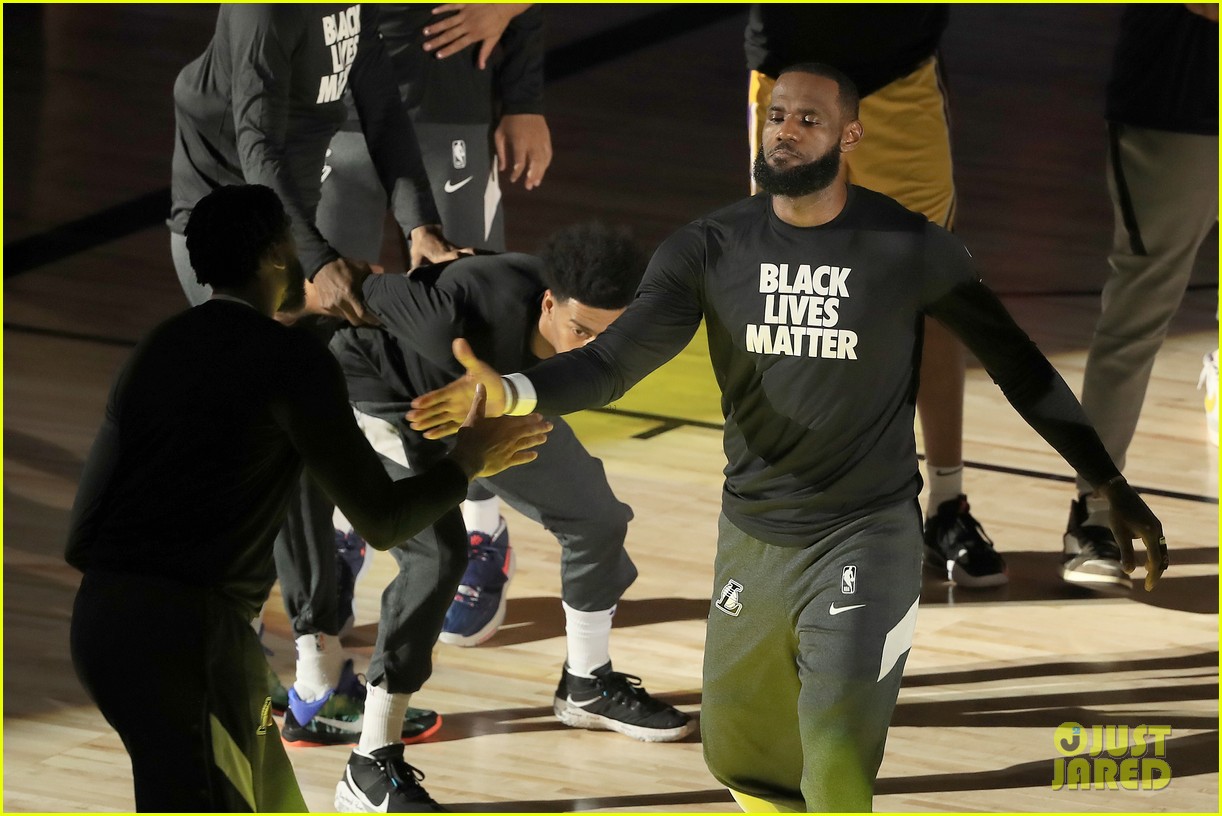 NBA Restarts with Nod to Black Lives Matter, LeBron James Pays Tribute ...