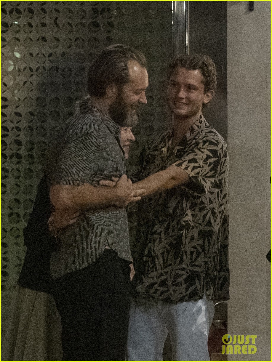 Jude Law Celebrates Son Rudy's 18th Birthday with Family Night Out ...