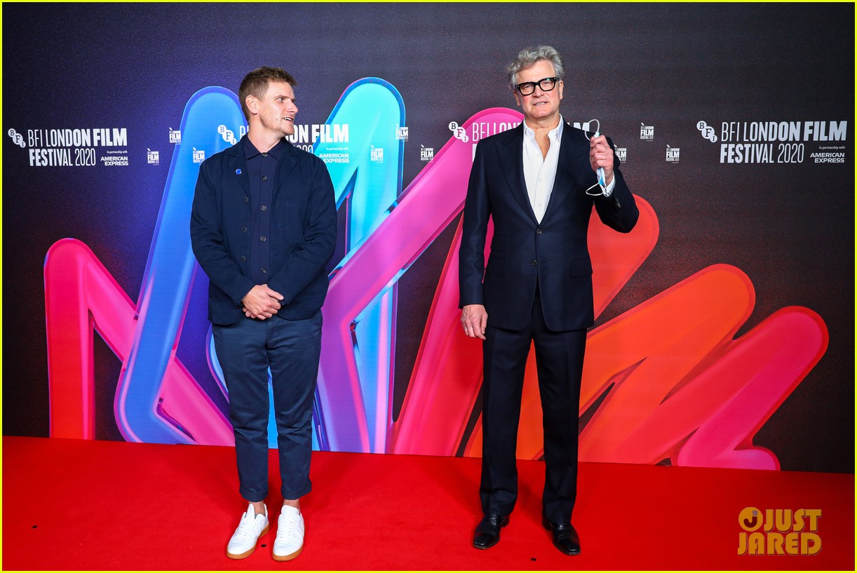 Colin Firth Attends Socially Distanced 'Supernova' Premiere in London ...
